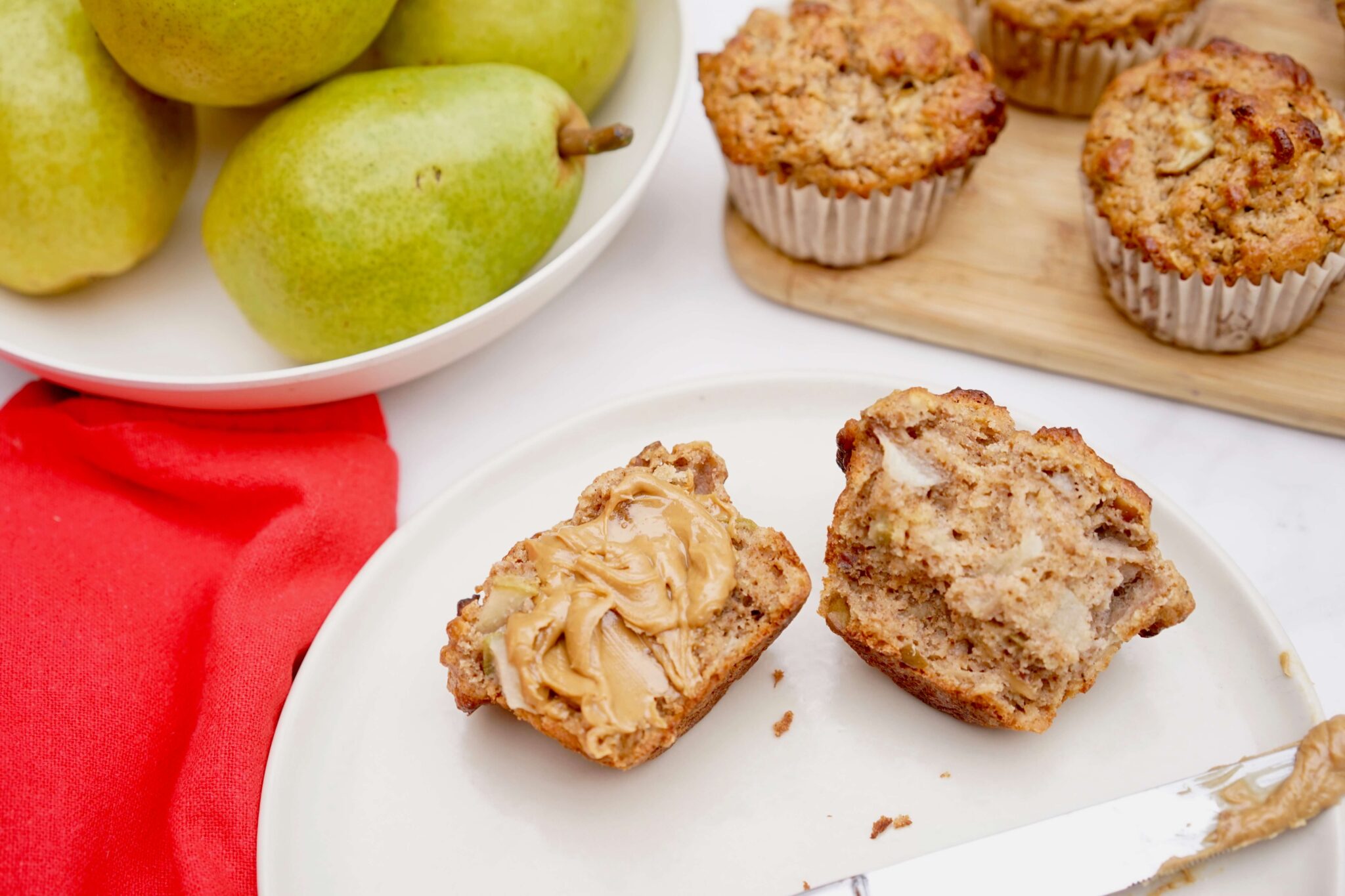 Sweet and delicious pear spice muffin recipe