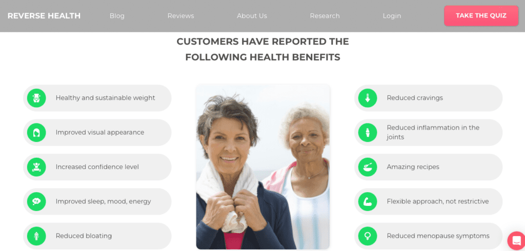 Reverse Health Review: Another Menopause Diet