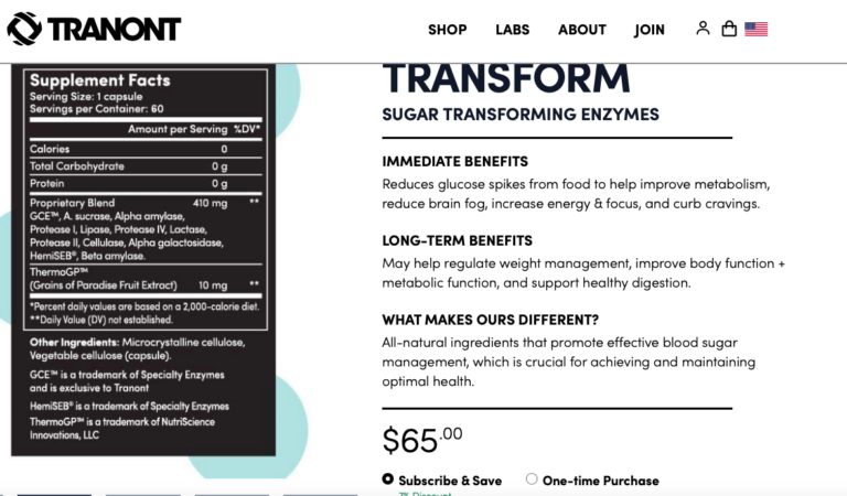 Tranont Review: gut health for wellness?